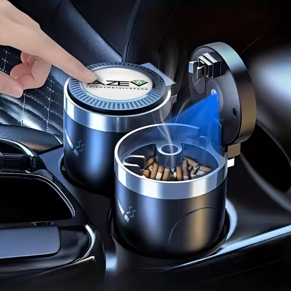 Azev Ashtray Logo Container for Cigarette LED | Ashtray | Accessories ...