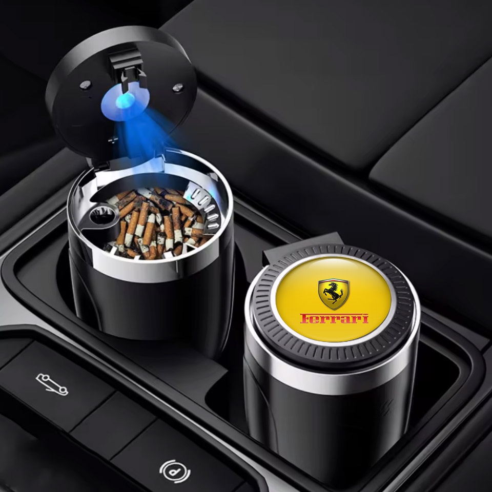 Ferrari Plastic Trash Can Ashtray Portable Model | Ashtray ...