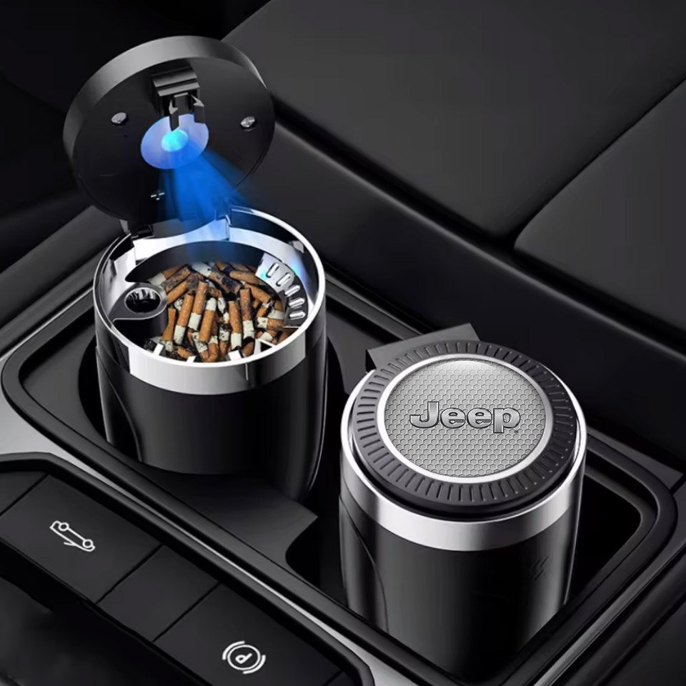 Jeep Ashtray Car Accessory Honeycomb Logo Edition | Ashtray ...