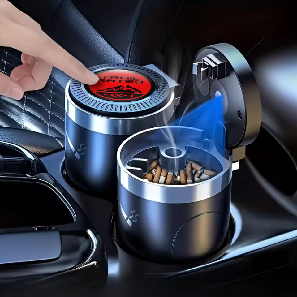 Jeep Ashtray Car Accessory Rerd Logo Motif | Ashtray | Accessories | X ...