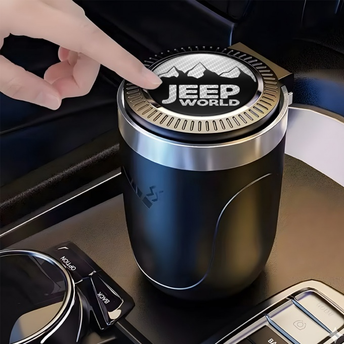 Jeep Car Ashtray for Cigarette High-Quality Print Logo | Ashtray ...
