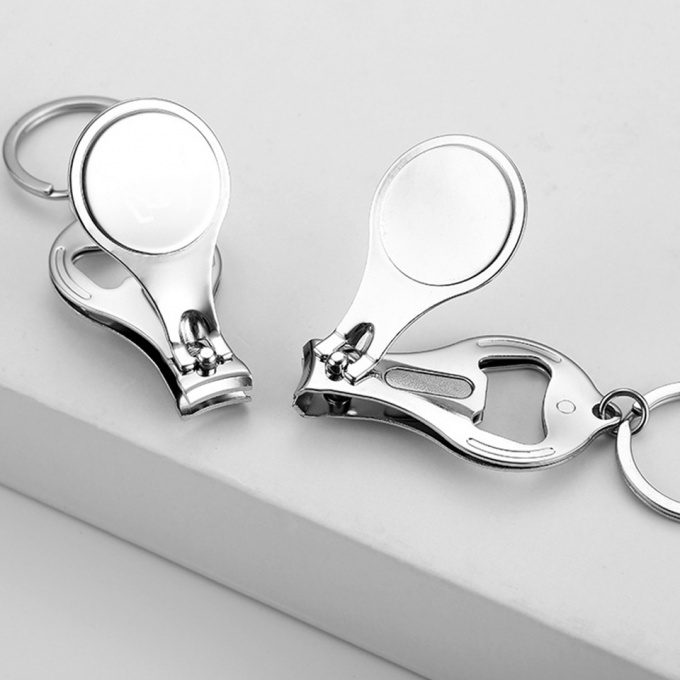 Dacia Keychain Ring Nail Clipper Light Carbon Black Slogan Domed Logo ...