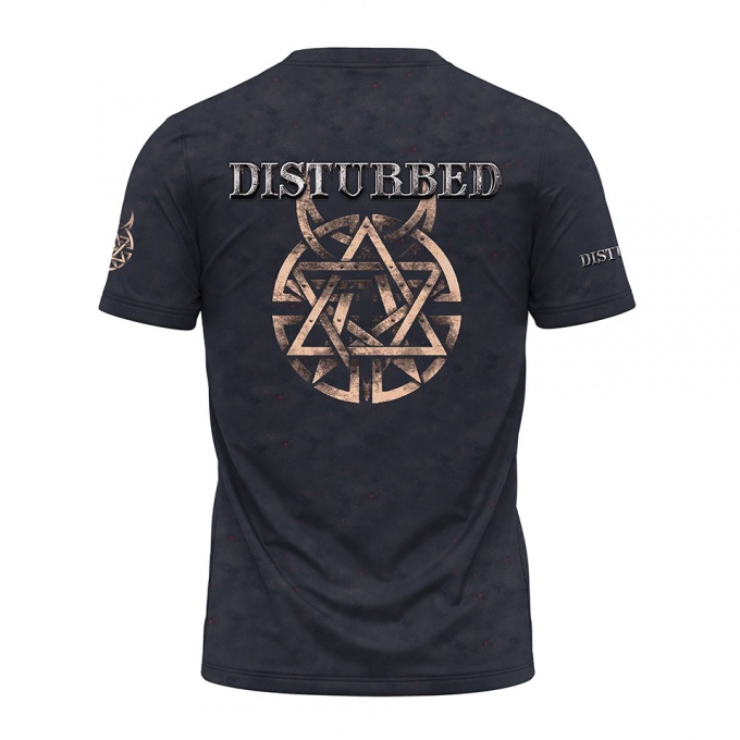 Music T-Shirt Disturbed Short Sleeve Asylum Full Print | T-shirts ...