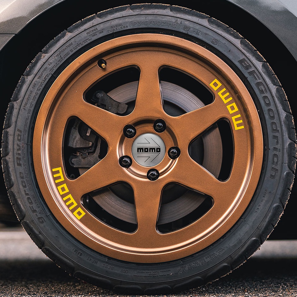 Momo Sticker Wheel Center Hub Cap Metallic Effect | Wheel Emblems ...