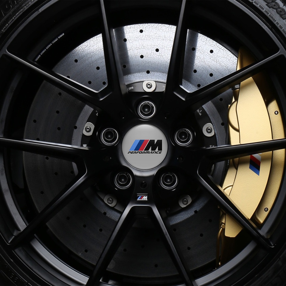 BMW M Performance Wheel Center Hub Cap logo Emblems | Wheel Emblems ...
