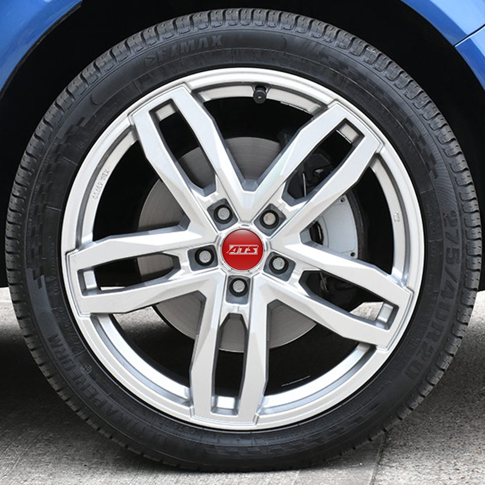 ATS Sticker Wheel Center Hub Cap Red Style | Wheel Emblems | Stickers ...
