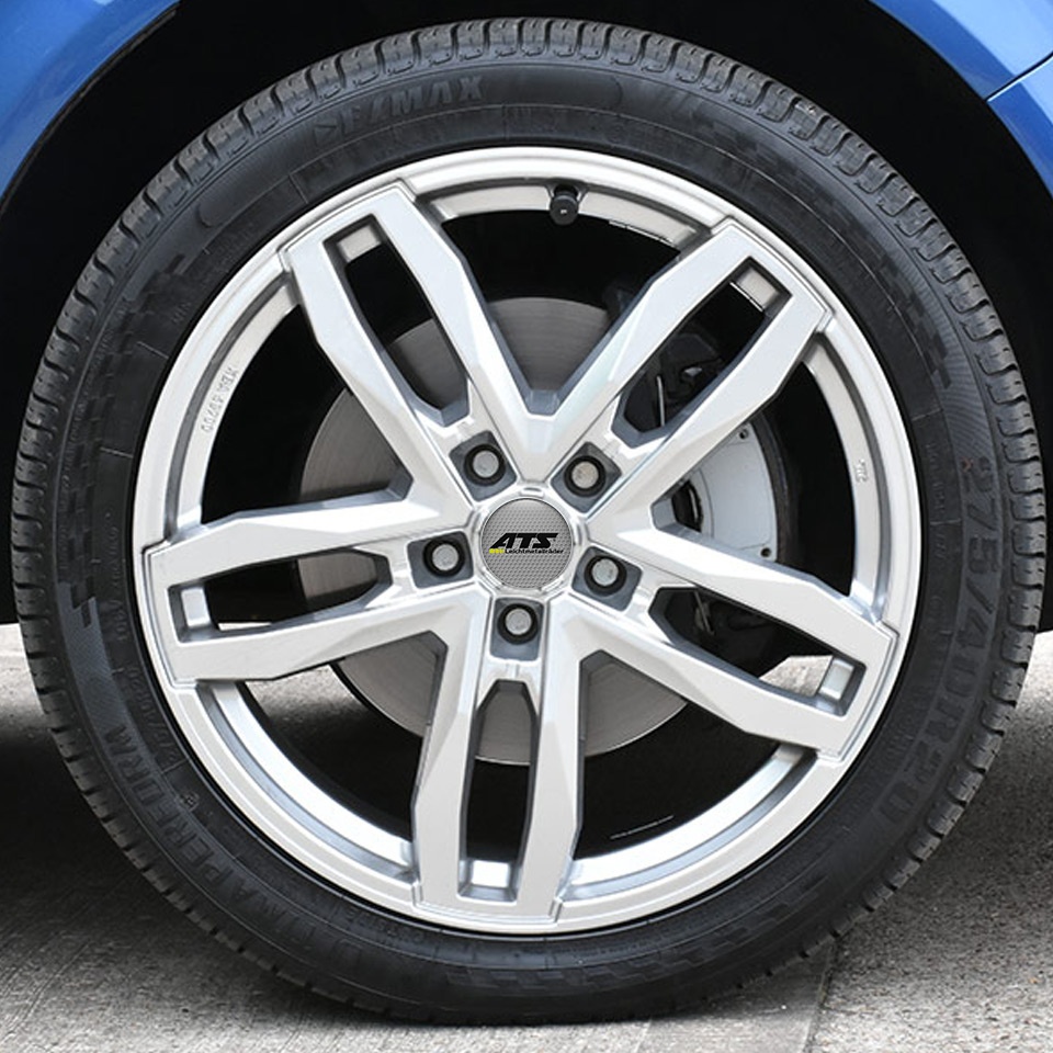 ATS Wheel Center Caps Emblem Gray Color | Wheel Emblems | Stickers | X ...