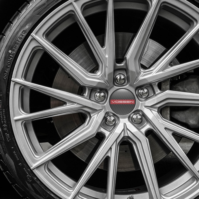 Vossen Domed Stickers Wheel Center Cap Limited Model Carbon Style | Wheel Emblems | Stickers | X ...