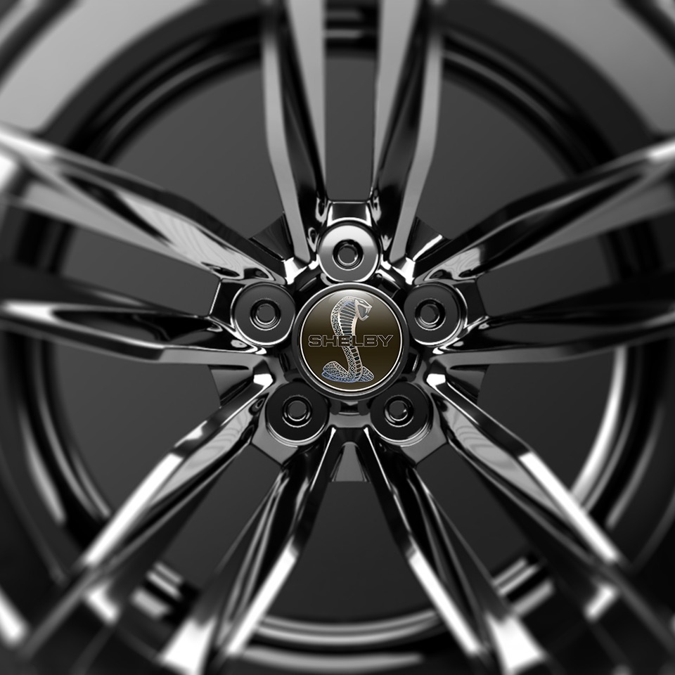 Ford Mustang Domed Stickers Wheel Center Cap Badge | Wheel Emblems ...